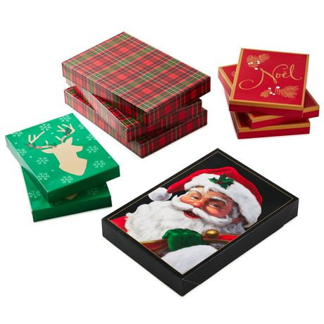 Hallmark Assorted Christmas Shirt Box Bundle, Traditional Holiday (Pack ...