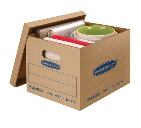 Fellowes® Bankers Box® SmoothMove™ Prime Moving Boxes - Small | Walmart ...