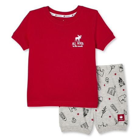 Click here for Canadiana Toddler Boys Organic Cotton Pajamas 2-Pi... prices