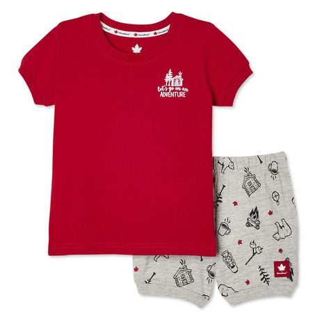 Click here for Canadiana Toddler Girls Organic Cotton Pajamas 2-P... prices