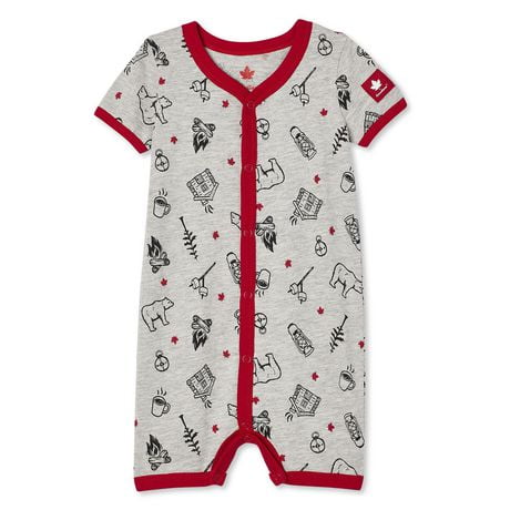 Click here for Canadiana Infants Unisex Knit Sleeper Grey 12-18 M... prices