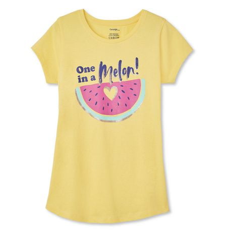 George Girls' Printed Screen Tee | Walmart Canada