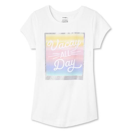 George Girls' Printed Screen Tee | Walmart Canada