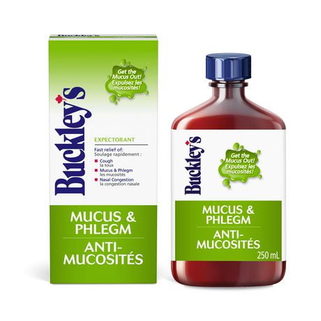 Buckley's Mucus & Phlegm Cough Syrup - Buckley's Syrups, 250 mL sucrose ...