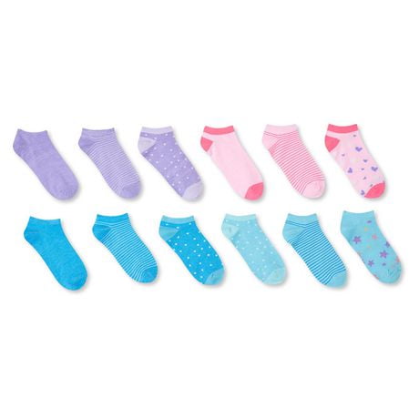 Click here for George Girls Low-Cut Socks 12-Pack Assorted 4 prices