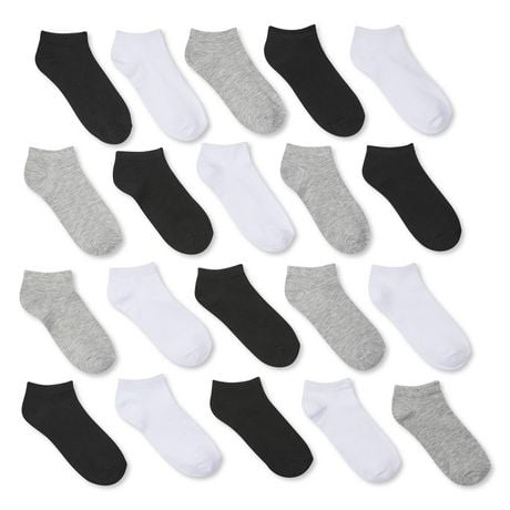 Click here for George Girls Low-Cut Socks 20-Pack Black 5-8 prices
