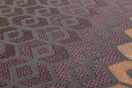 eCarpetGallery Chateau Blue Copper Polypropylene Rug 5'5"x7'9 ...