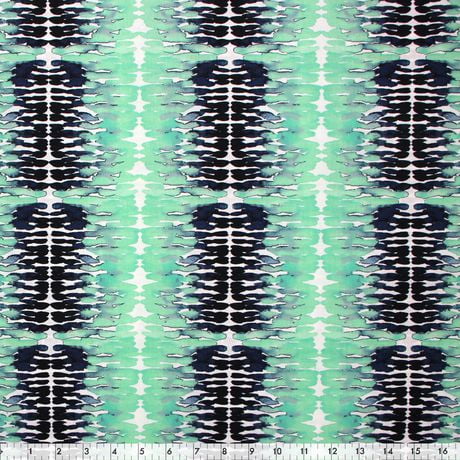 Click here for Fabric Creations Mint Green With Dark Blue Kleckso... prices