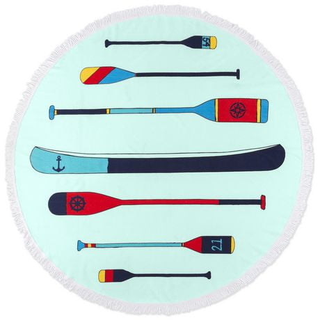 Click here for Safdie & Co. Beach Towel Round Paddles Multi 59 prices