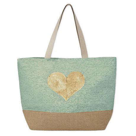 Click here for Safdie & Co. Beach Bags Jute Sequins Design Mint M... prices