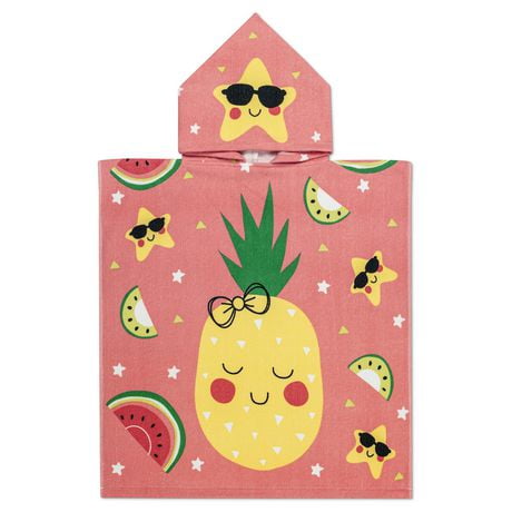 Click here for Safdie & Co. Beach Towel Hooded Velour Pineapple M... prices
