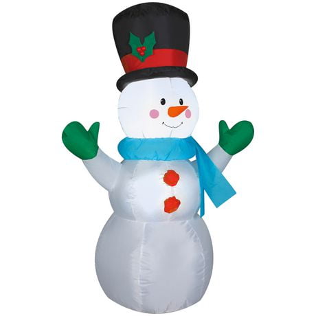 Airblown 4FT Inflatable Snowman-SM - Walmart.ca
