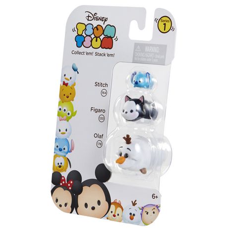 Disney Tsum Tsum 3-Pack Figures - Olaf/Figaro/Stitch | Walmart.ca