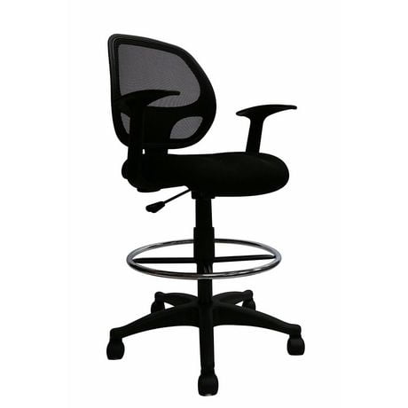 Click here for Nicer Furniture Footing Mid-Back Ergonomic Black M... prices