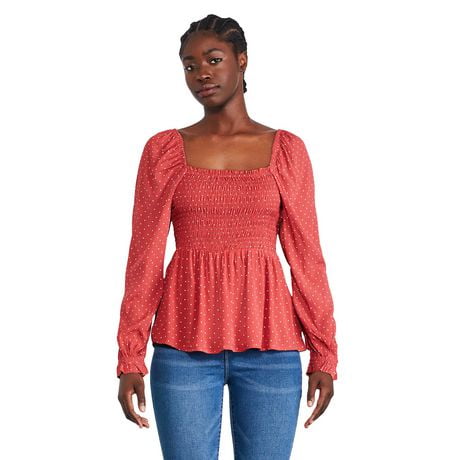 George Women's Smocked Blouse | Walmart Canada