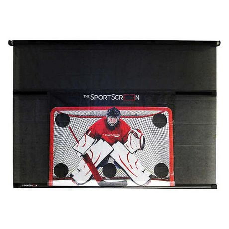 Click here for 16 Foot Handcrank Sportscreen With Hockey Target prices