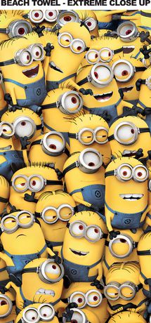 MINIONS "EXTREME CLOSE UP" BEACH TOWEL - Walmart.ca