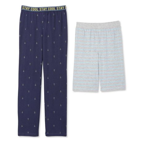 Click here for George Boys Pant And Short 2-Piece Sleep Set Navy... prices