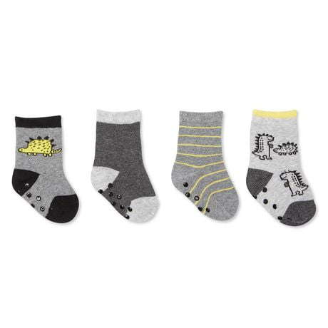 Click here for George Baby Boys Crew Socks 4-Pack Grey 0-3 prices