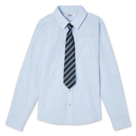 Click here for George Boys Woven Shirt And Tie Blue Xl prices
