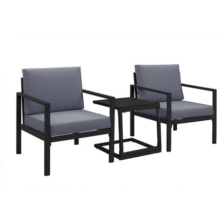Click here for Patioflare Sam Aluminum Chat Set Black prices