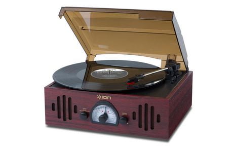 ION Audio Ion Trio Lp Retro 3-in-1 Music Center with Turntable with ...