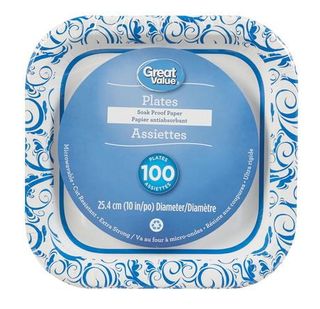 Great Value Paper Plates - Walmart.ca