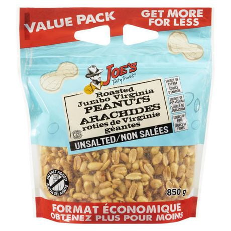 Joe's Tasty travels ROASTED JUMBO VIRGINIA PEANUTS UNSALTED | Walmart Canada