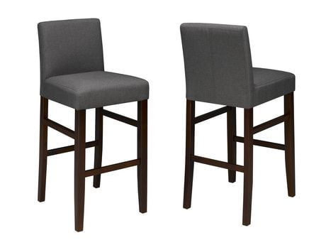 Click here for Brassex Inc 29 Bar Stool  Set Of 2  Grey Grey prices