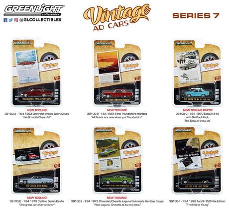 GreenLight 1:64 Vintage Ad Die-Cast Vehicles Series 7 - Walmart.ca