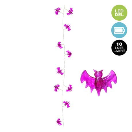LED String Lights with Acrylic Bat Reflectors | Walmart Canada