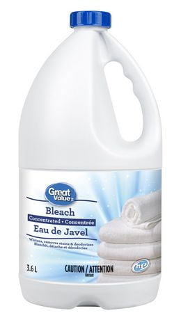 Eau de javel concentrée Great Value | Walmart Canada