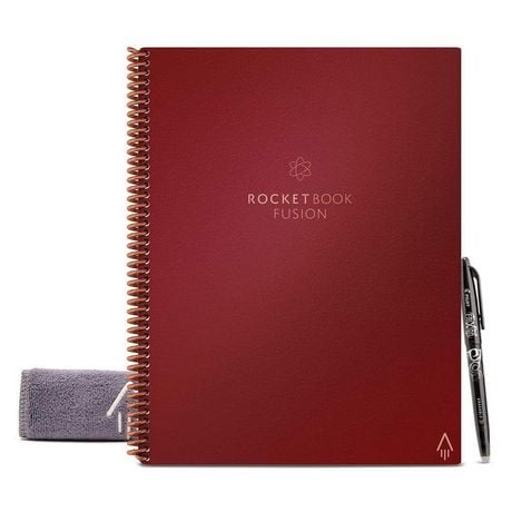 Click here for Rocketbook Fusion 42Pg 8.5 X 11 Notebook Scarlet prices