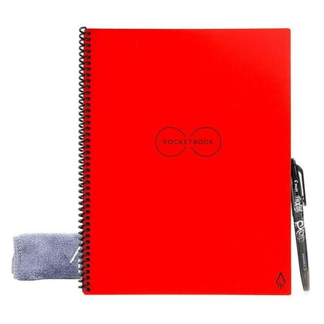 Click here for Rocketbook Core 32Pg 8.5 X 11 Lined Notebook Red prices