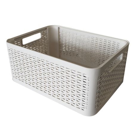 Modern Homes 18L Storage Box White - Walmart.ca
