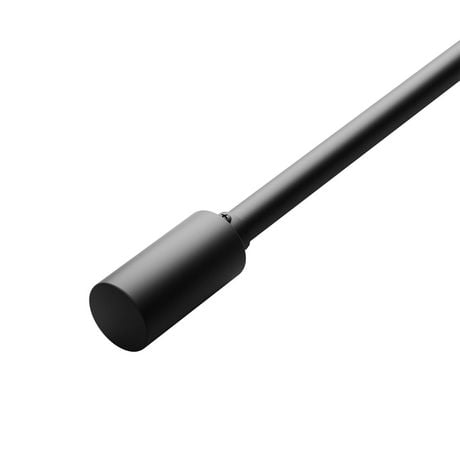 Mainstays Adjustable Window Curtain Rod, 42" to 84", Black - Walmart.ca