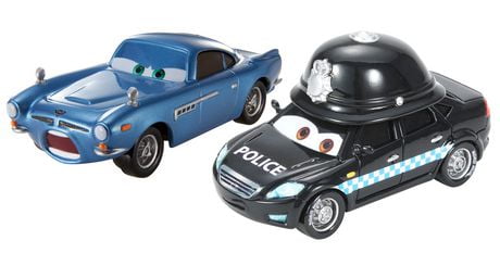 Disney/Pixar Cars Doug Speedcheck and Yelling Finn McMissile Diecast ...