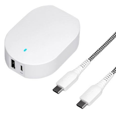 onn. Dual-Port Fast Charging USB Certified Wall Charger Kit with 20W ...
