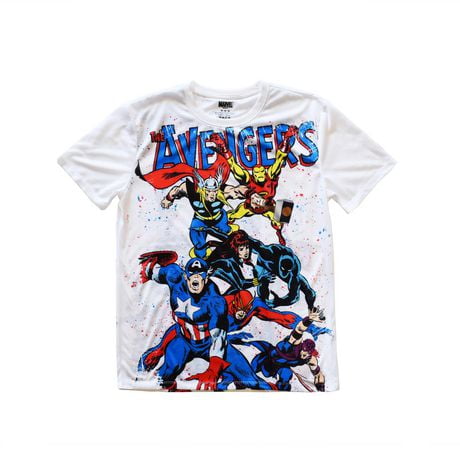 Click here for Mens Marvel Avengers Roll Calling T-Shirt White S prices
