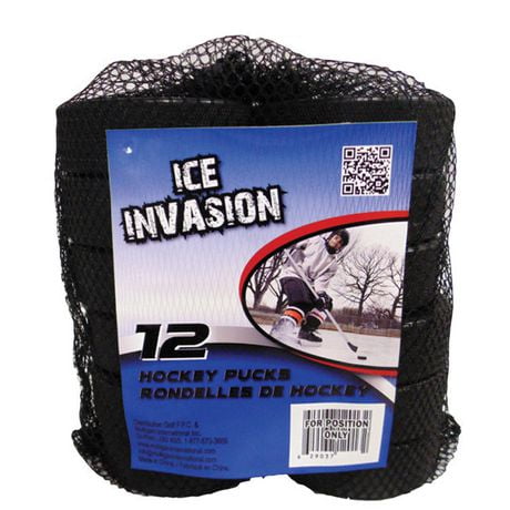 Ice Invasion Ice Hockey Pucks - Pack of 12 | Walmart Canada