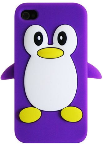 Click here for Exian Case For Iphone 4/4S - Penguin Purple prices