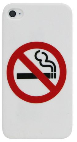 Click here for Exian Case For Iphone 4/4S - No Smoking White prices