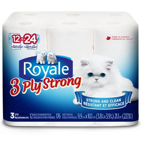 Royale 3-Ply Comfort Bathroom Tissue - Walmart.ca