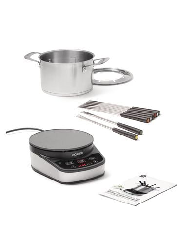 Click here for Ricardo Digital Electric Fondue Set (11 Pieces) Bl... prices