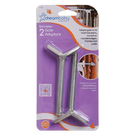 Click here for Dreambaby Banister Gate Adaptors - 2 Pack Silver R... prices