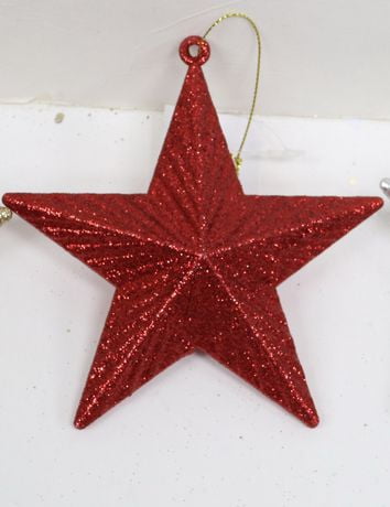 Holiday Times Red Glitter Star | Walmart Canada