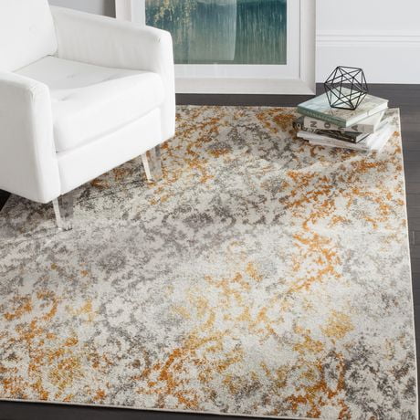 Click here for Safavieh Madison Laila Damask Area Rug Cream / Ora... prices
