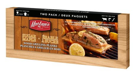 Click here for Macleans Sugar Maple Wood Grilling Planks Brown prices