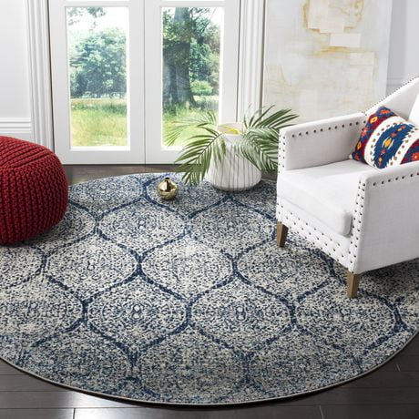 Click here for Safavieh Madison Leighton Geometric Area Rug Navy... prices