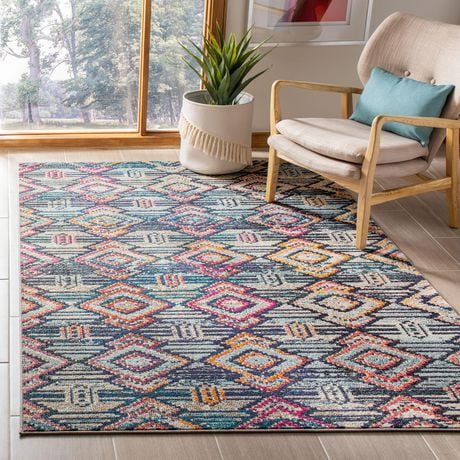 Click here for Safavieh Madison Zaman Geometric Area Rug Black /... prices